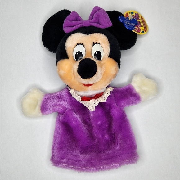 Toys | Vintage Walt Disney Minnie Mouse Plush Hand Puppet | Poshmark